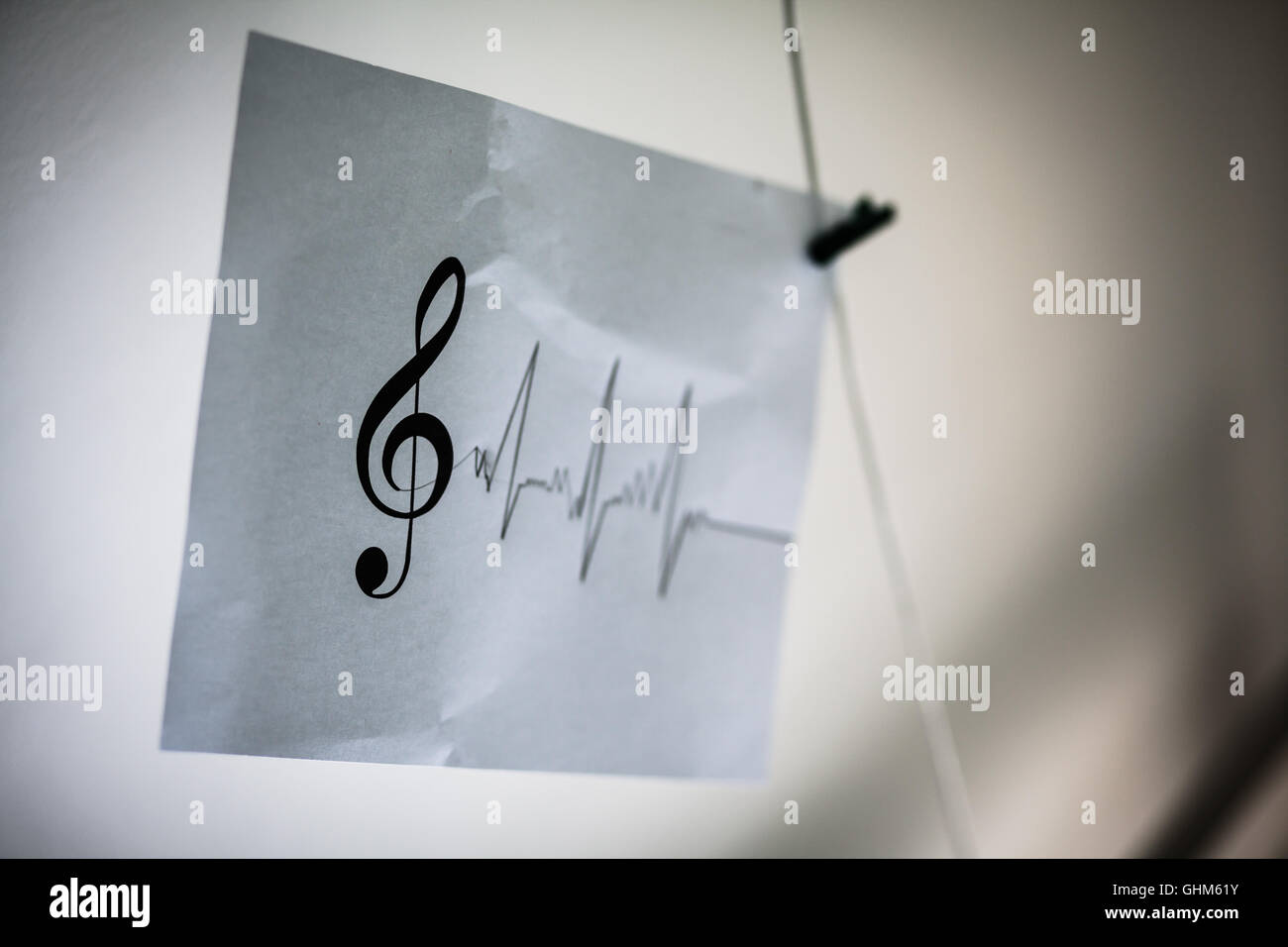 Simple music sheet hi-res stock photography and images - Alamy