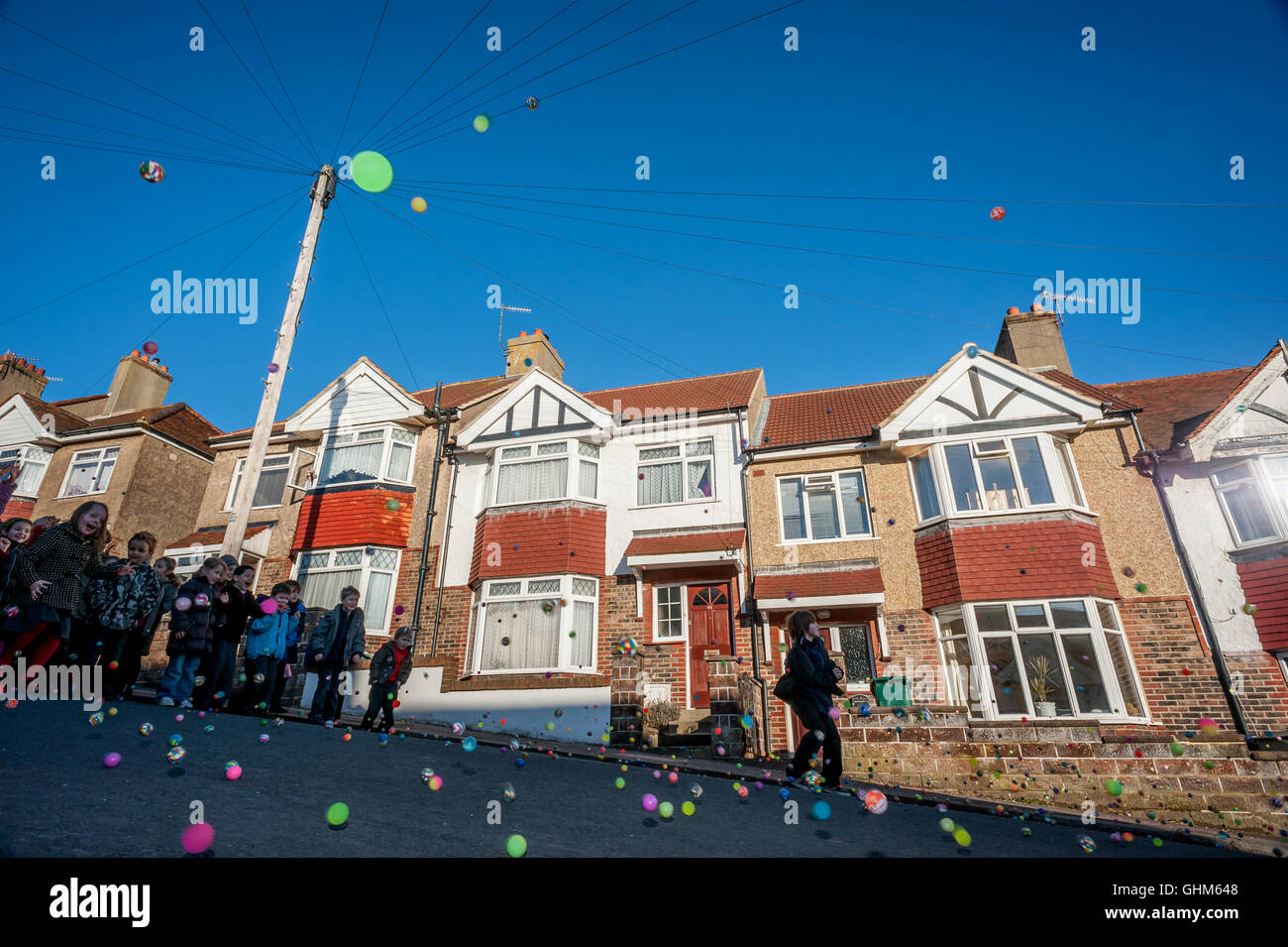 Children Bouncing Balls High Resolution Stock Photography and Images ...