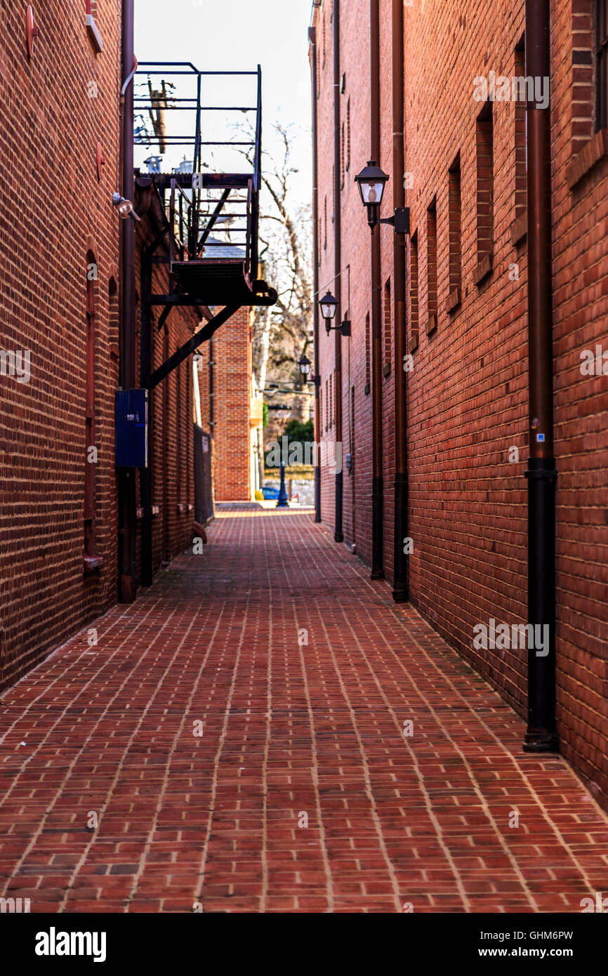 Old Brick Building Alley
