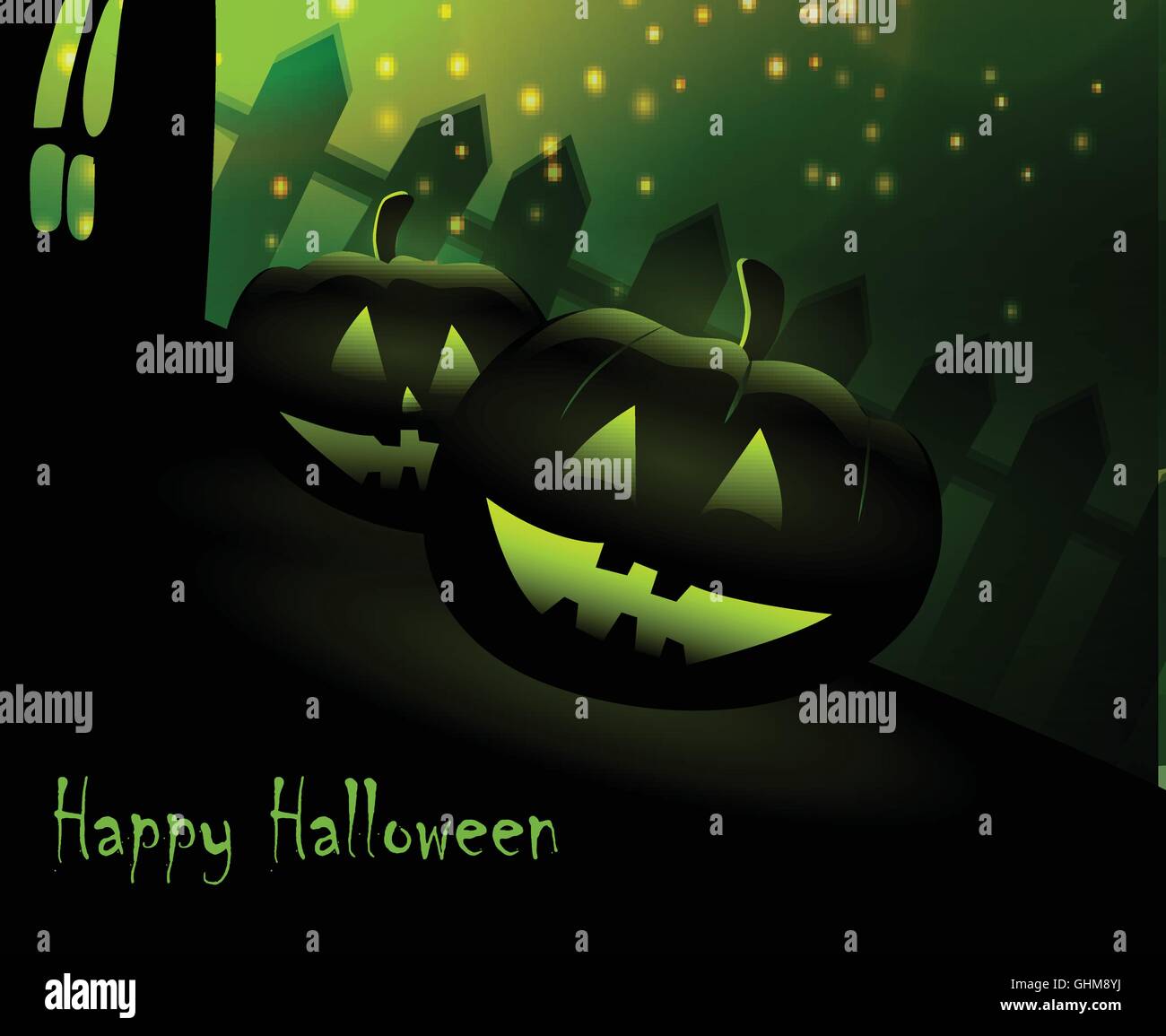 Pumpkins tree Stock Vector Images - Alamy