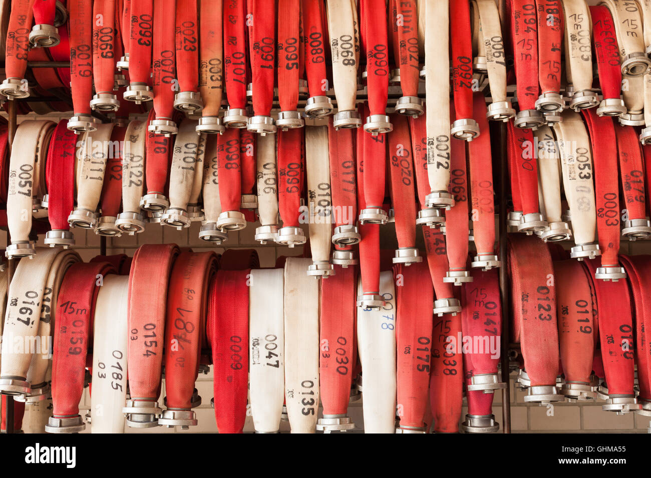 Fire fighter fire hose hydrant hi-res stock photography and images - Alamy