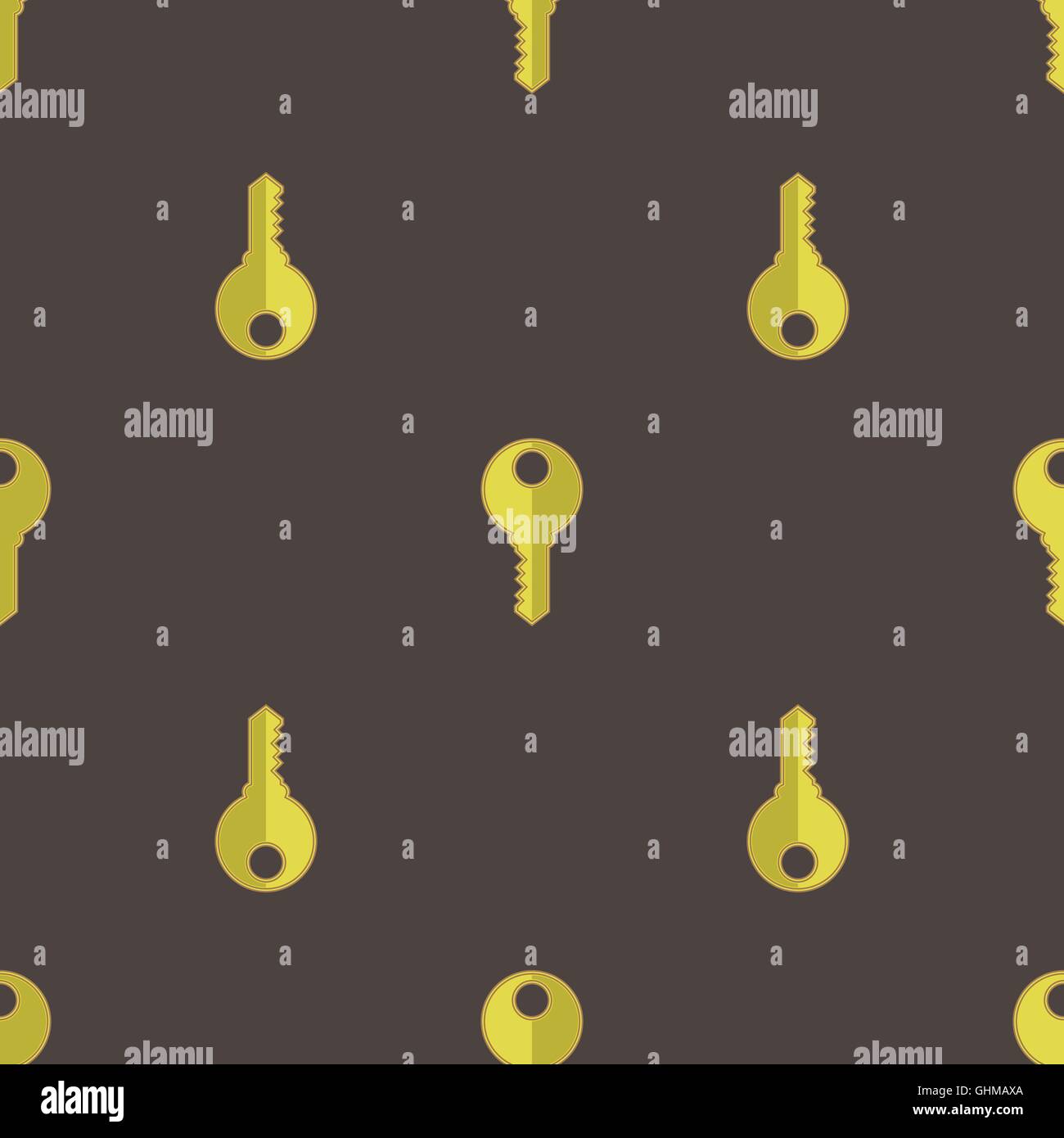 Seamless Gold Key Pattern Stock Vector Image & Art - Alamy
