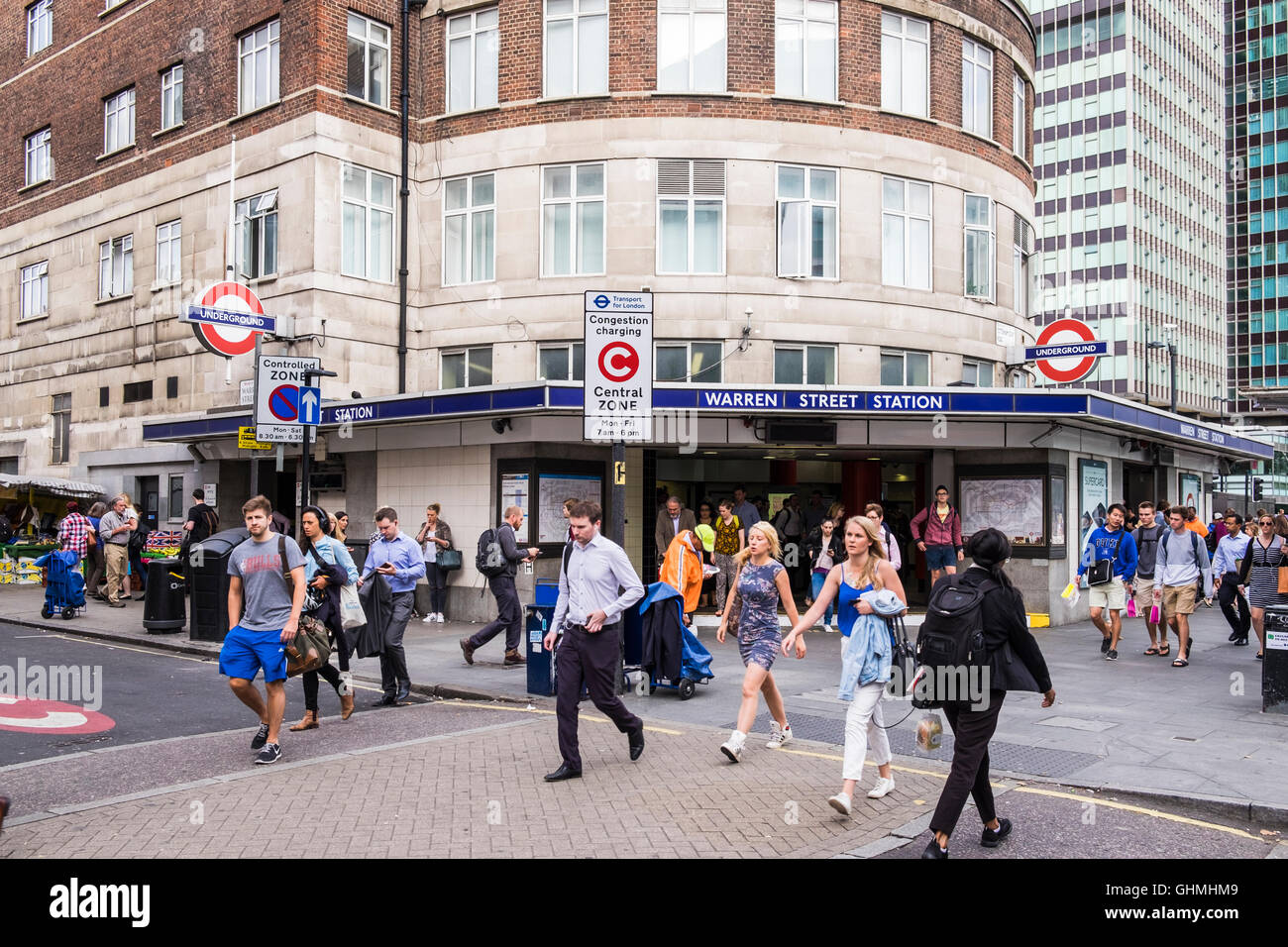 Warren Street Station High Resolution Stock Photography and Images - Alamy