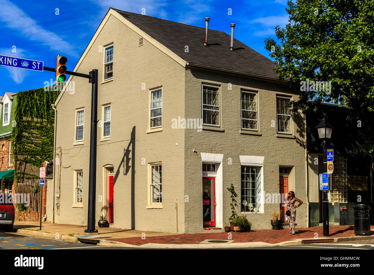 Powerful Corner Store Stock Photo - Alamy