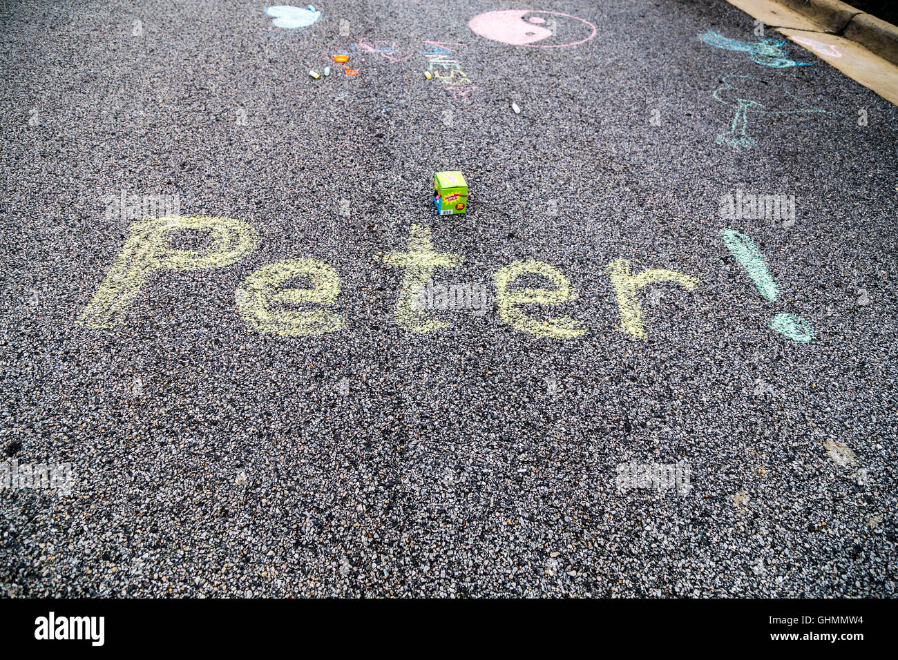 Street art on chalk Stock Photo - Alamy