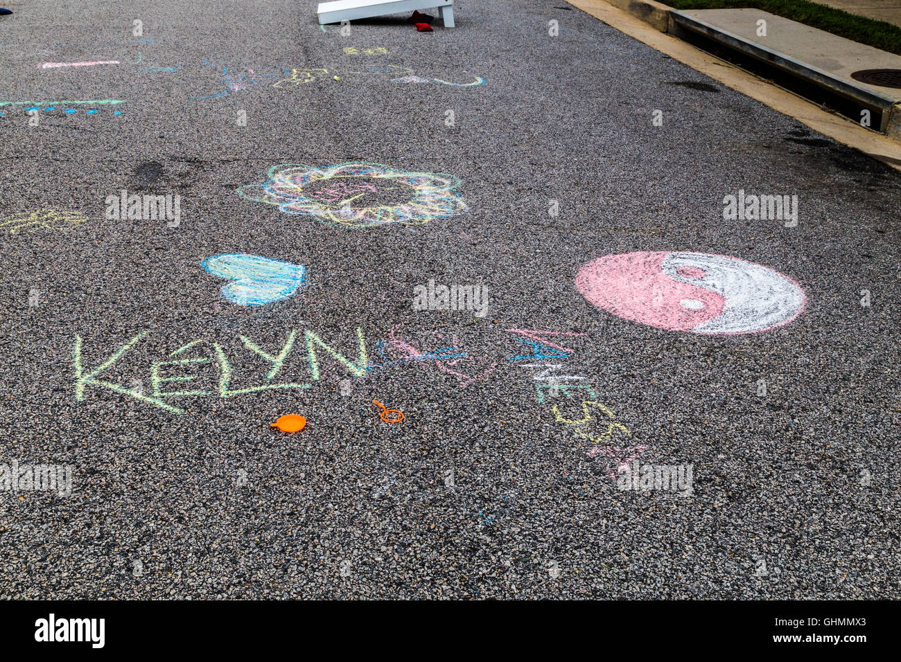 Street art on chalk Stock Photo - Alamy