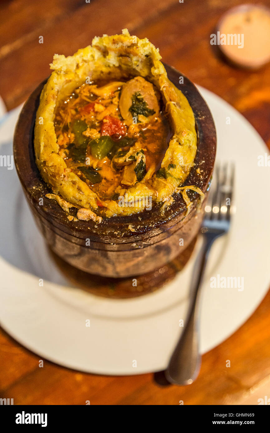 Mofongo Puertorriqueno Relleno Stock Photo - Alamy