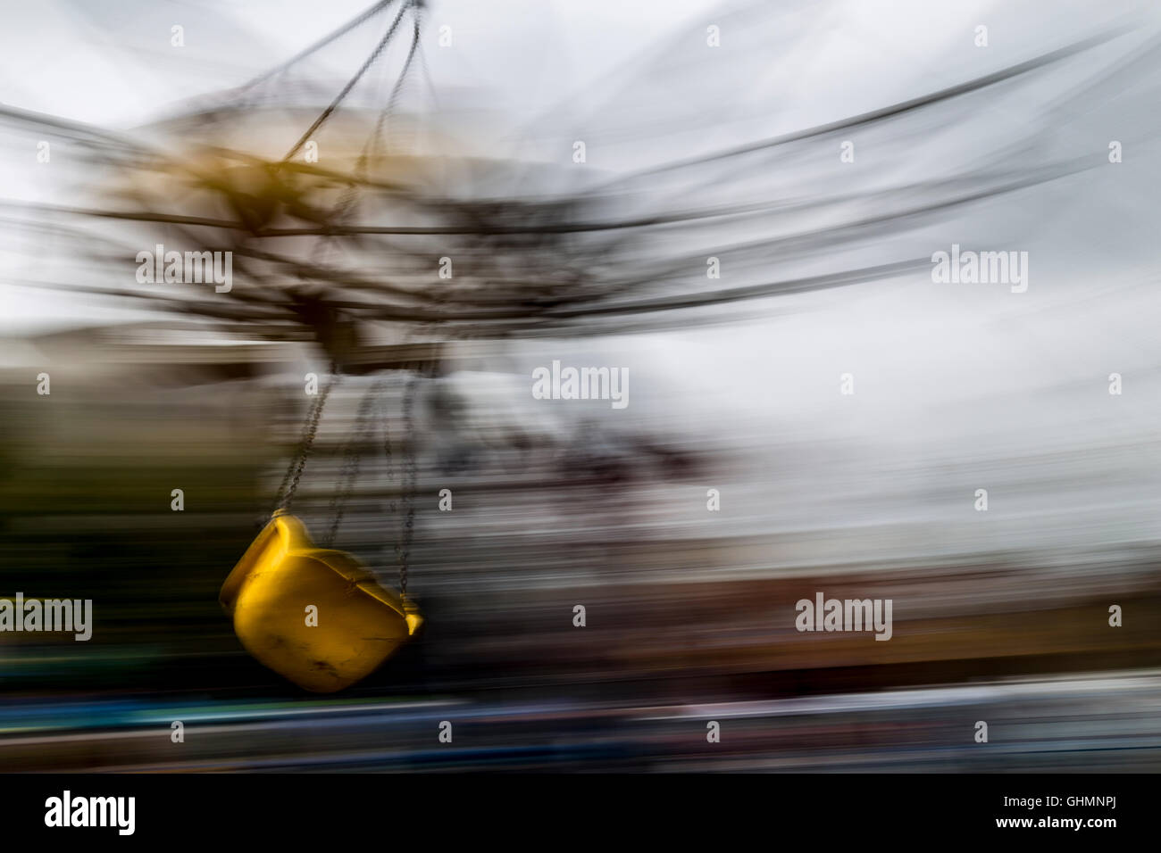 Swingride Chair in Movement Stock Photo - Alamy
