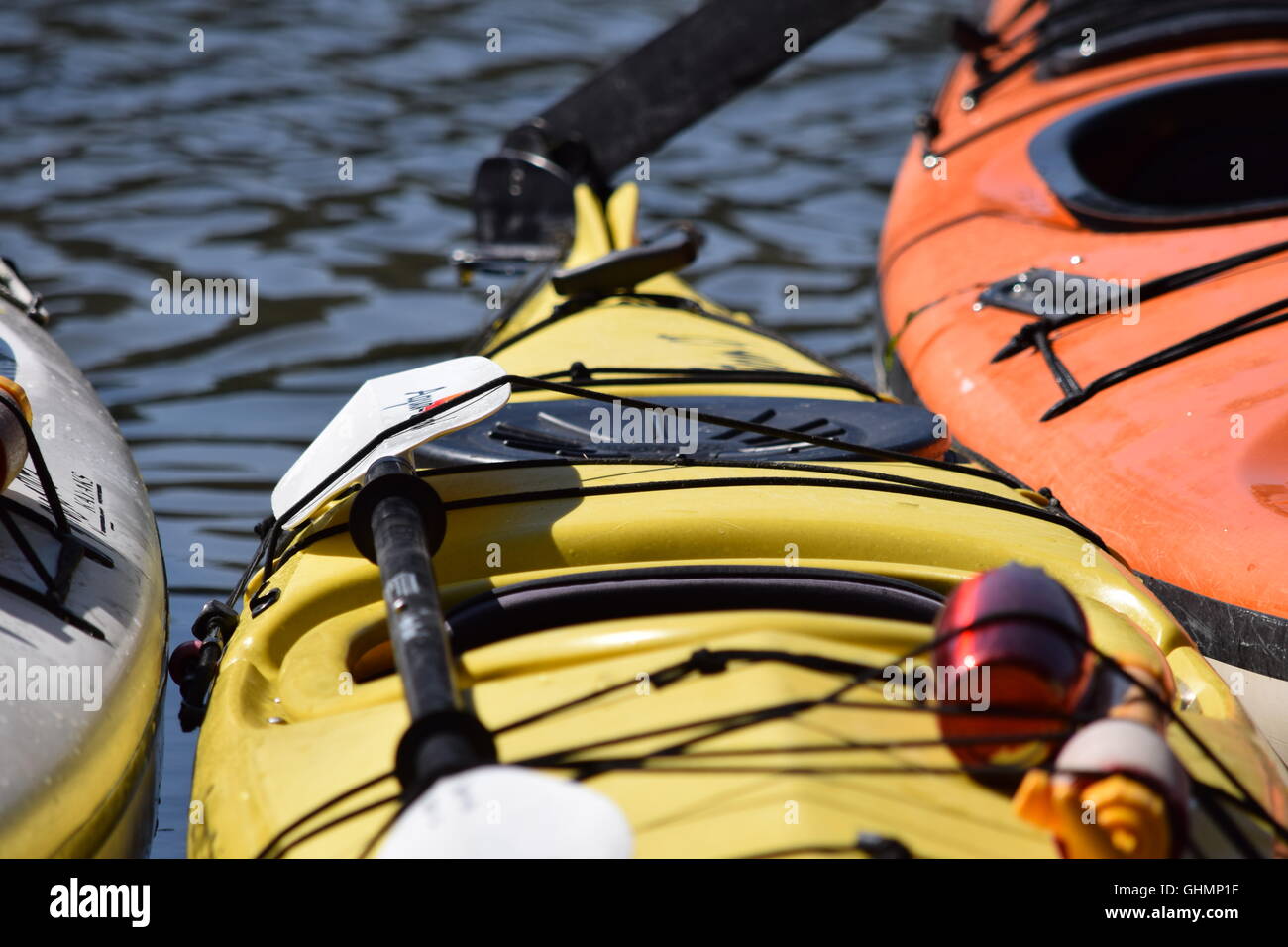 Kayak yellow hi-res stock photography and images - Alamy