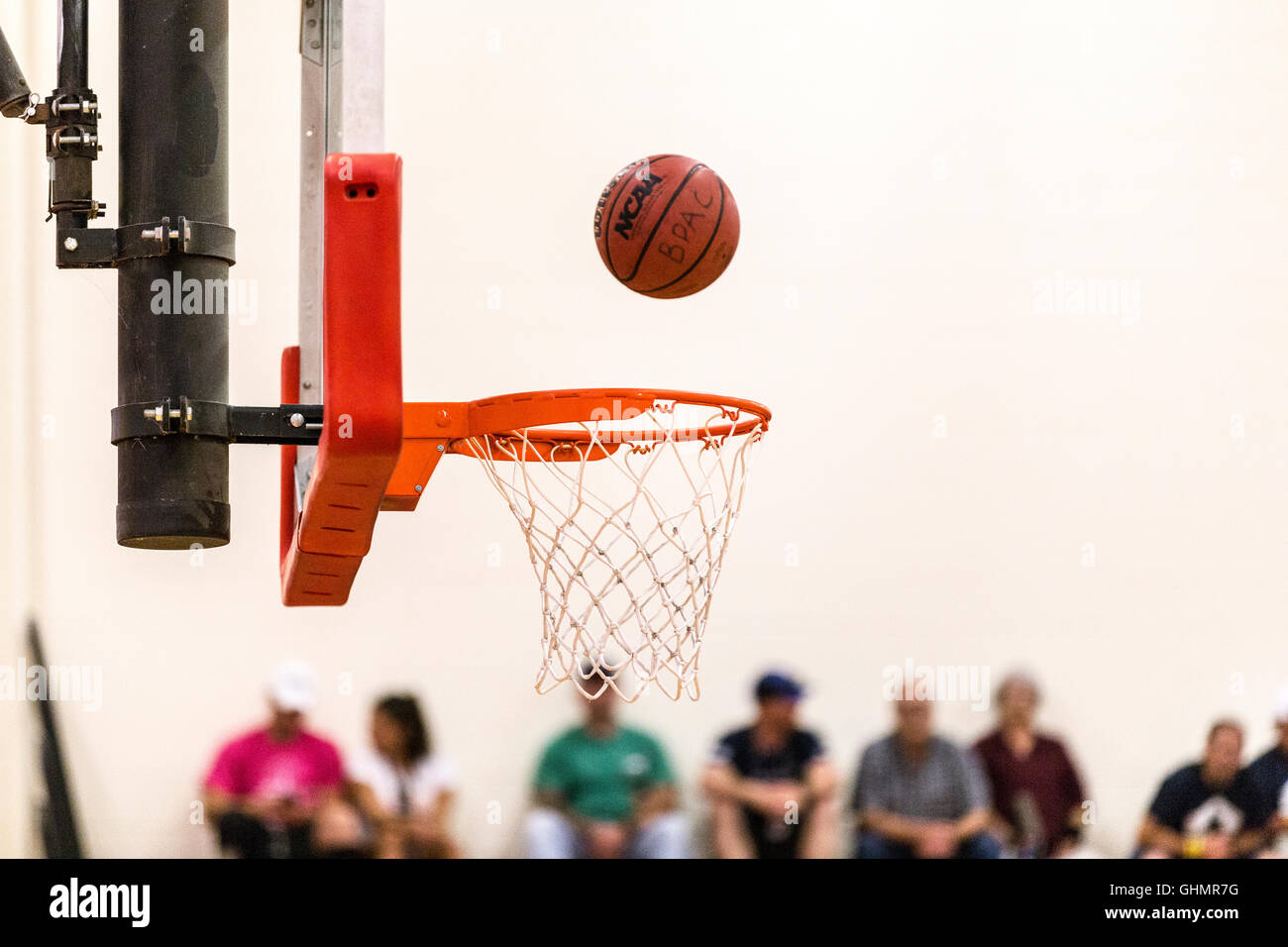 Basketball and Hoop Stock Photo - Alamy