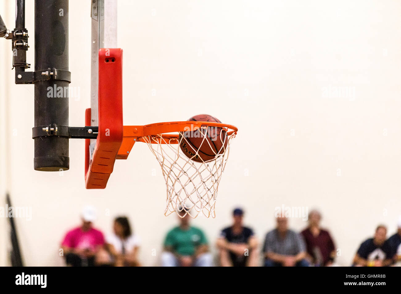 Basketball and Hoop Stock Photo - Alamy