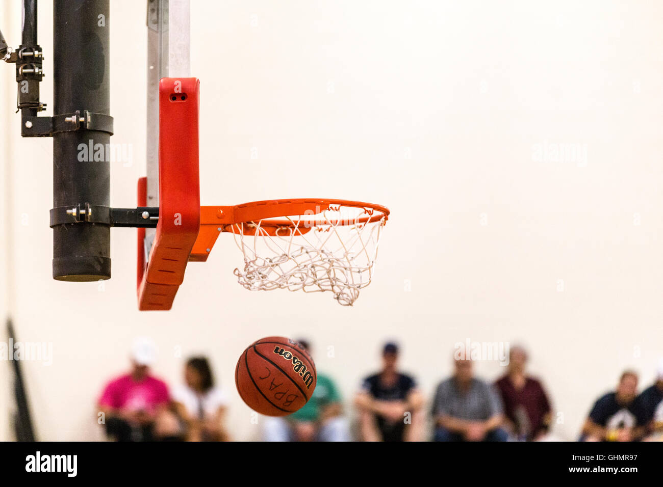 Basketball and Hoop Stock Photo - Alamy