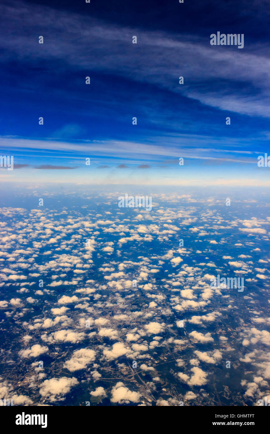 Clouds from Above in the Sky Stock Photo - Alamy