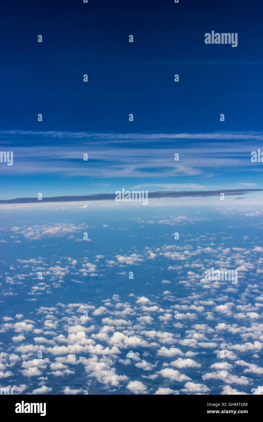 Clouds from Above in the Sky Stock Photo - Alamy