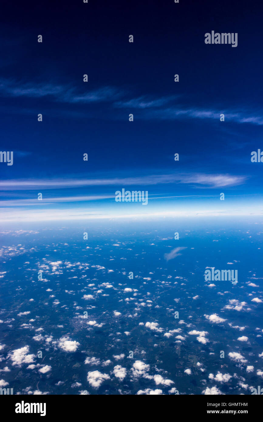 Clouds from Above in the Sky Stock Photo - Alamy