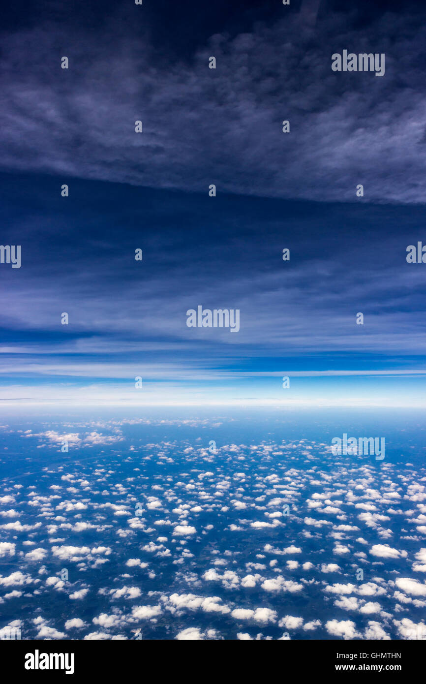 Clouds from Above in the Sky Stock Photo - Alamy