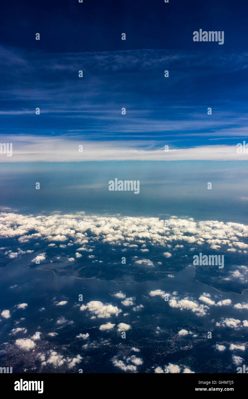 Clouds from Above in the Sky Stock Photo - Alamy