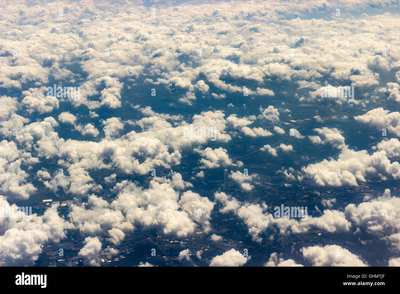 Clouds from Above in the Sky Stock Photo - Alamy