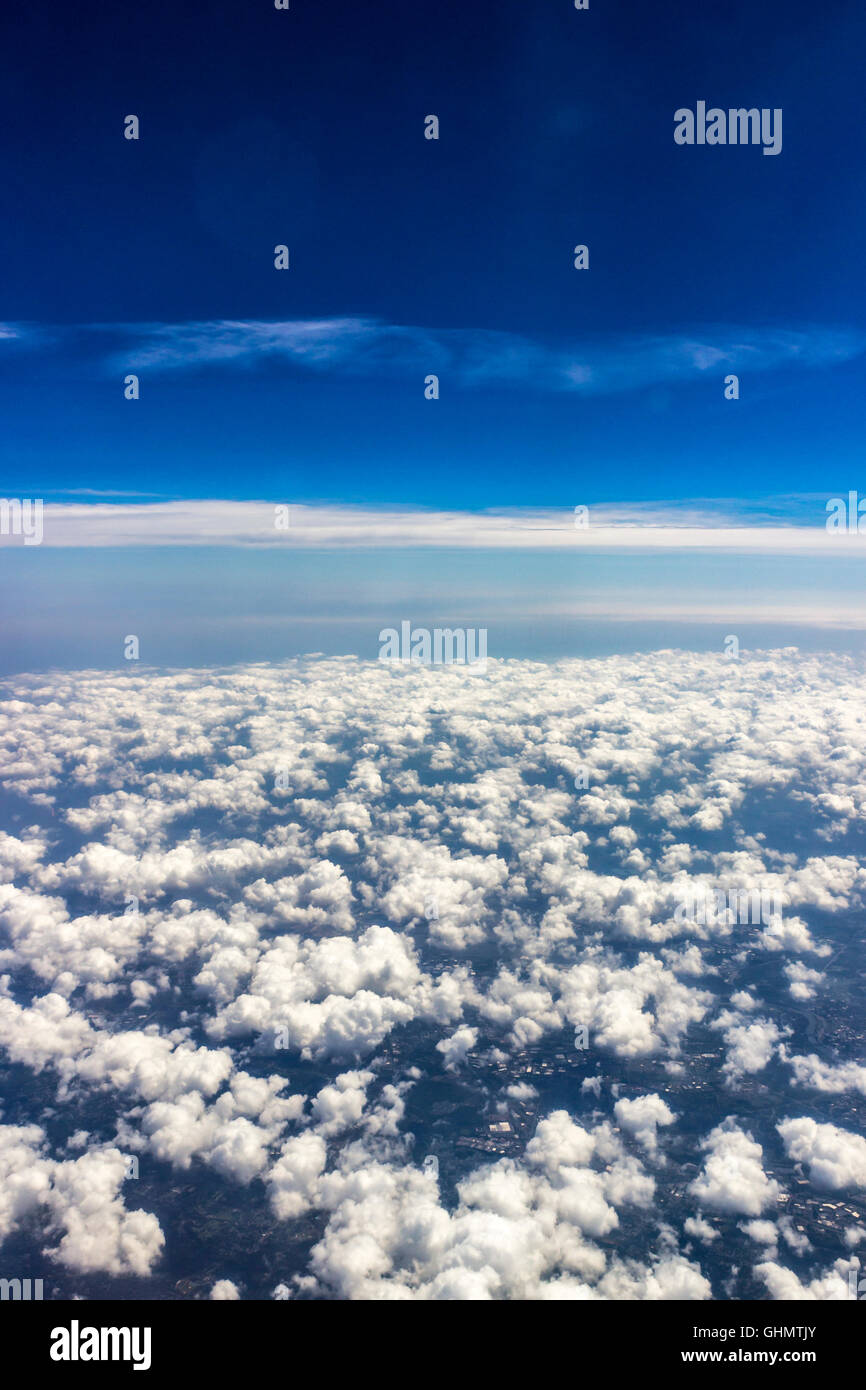 Clouds from Above in the Sky Stock Photo - Alamy