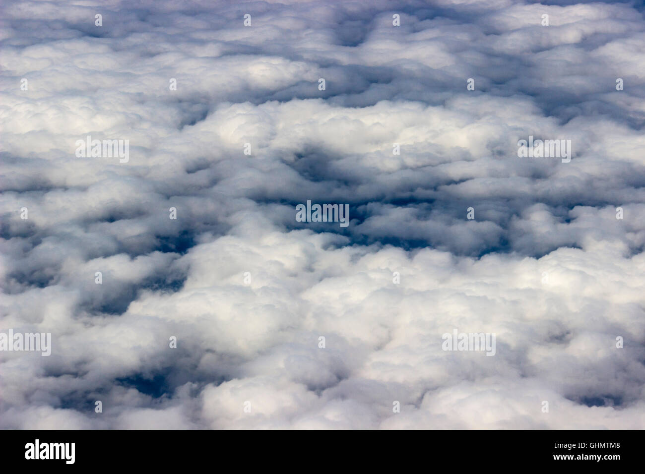Clouds from Above in the Sky Stock Photo - Alamy