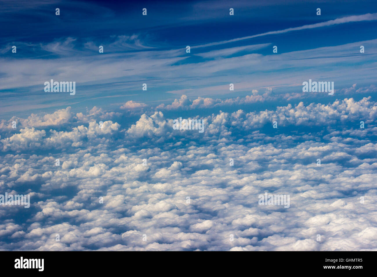 Clouds from Above in the Sky Stock Photo - Alamy