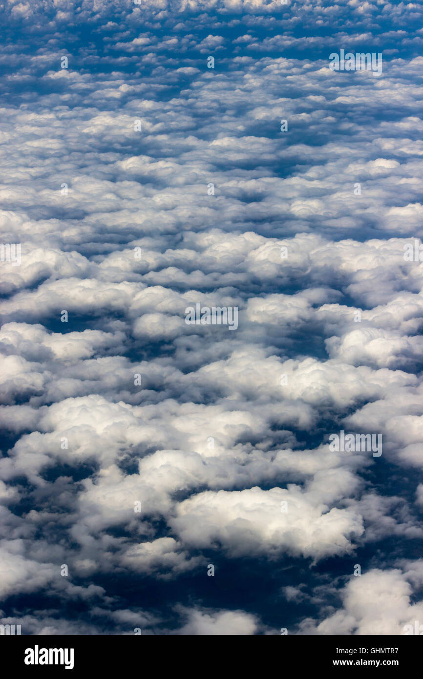 Clouds from Above in the Sky Stock Photo - Alamy