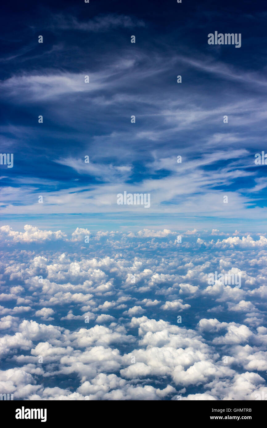 Clouds from Above in the Sky Stock Photo - Alamy