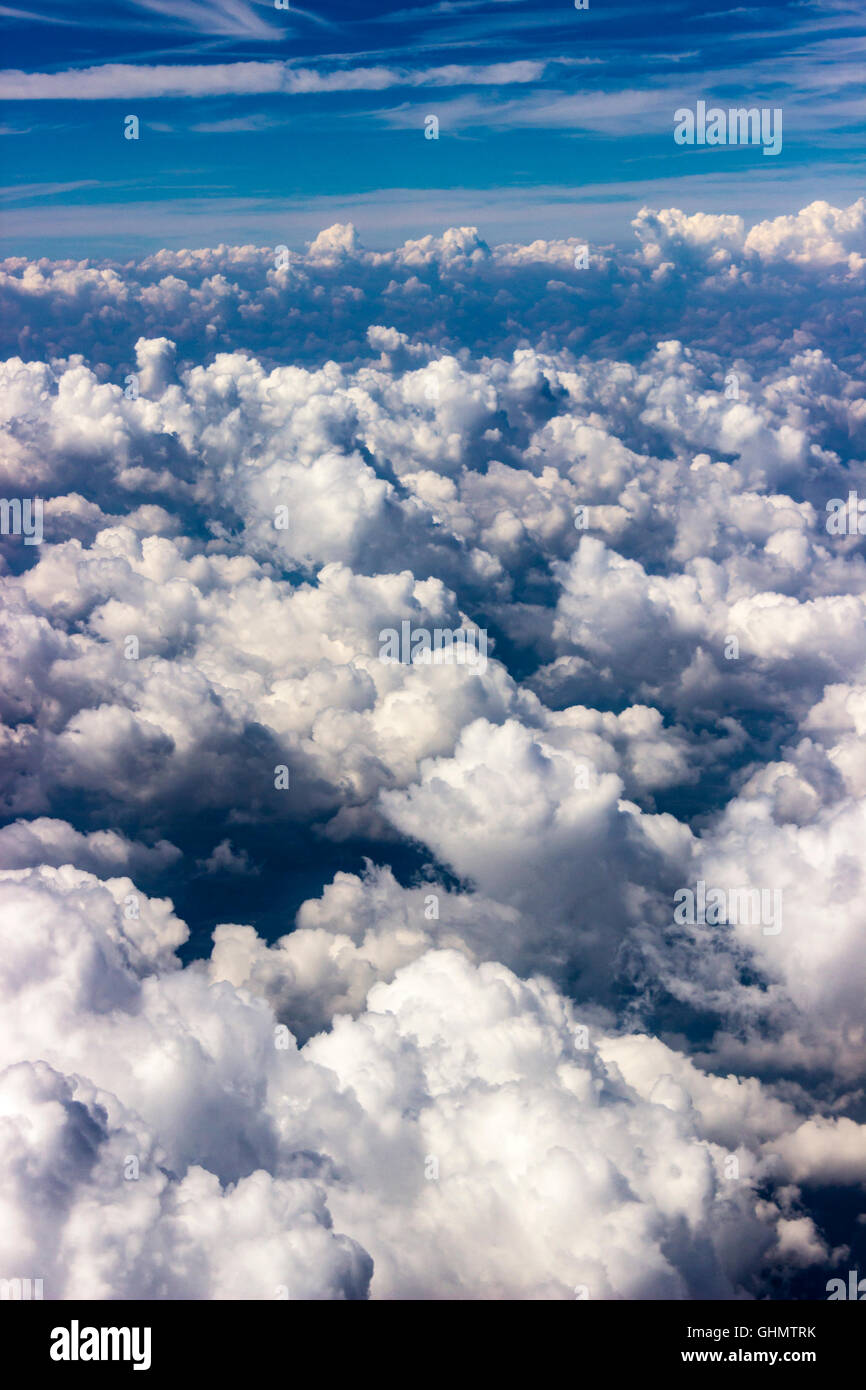 Clouds from Above in the Sky Stock Photo - Alamy