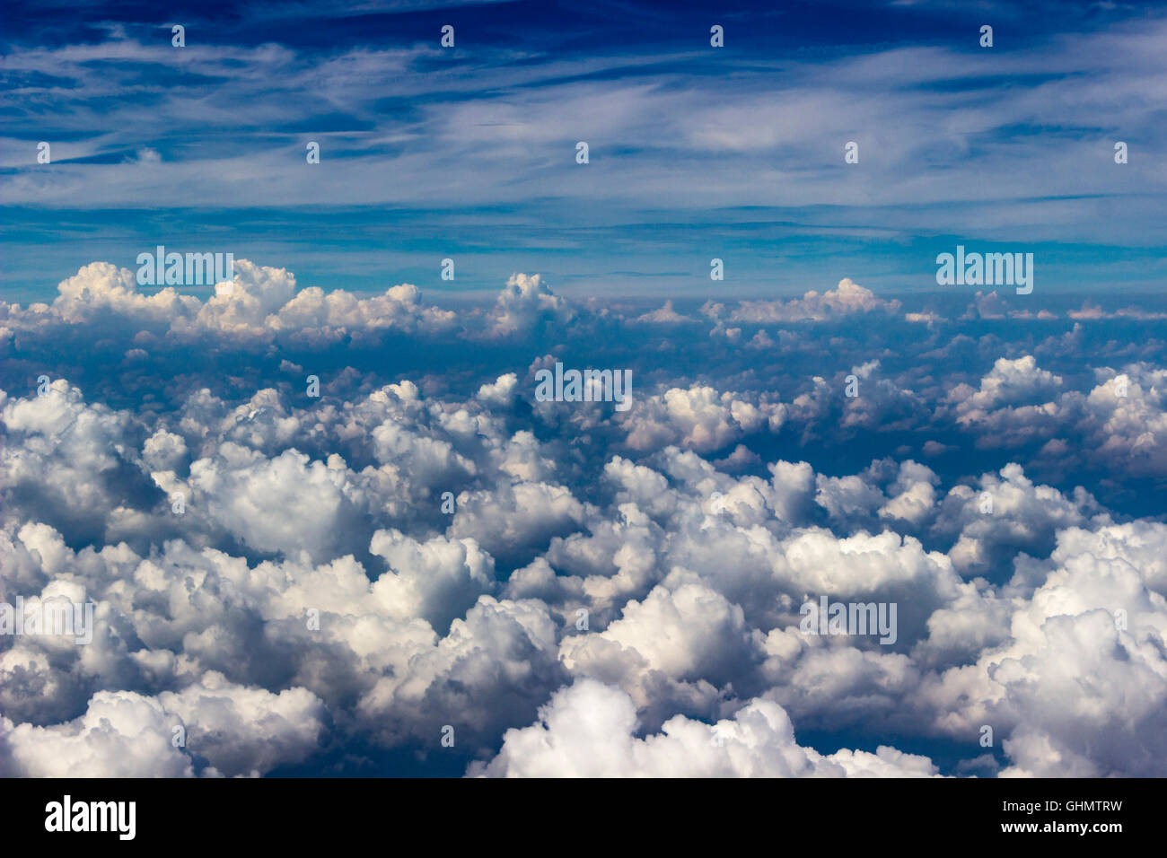 Clouds from Above in the Sky Stock Photo - Alamy