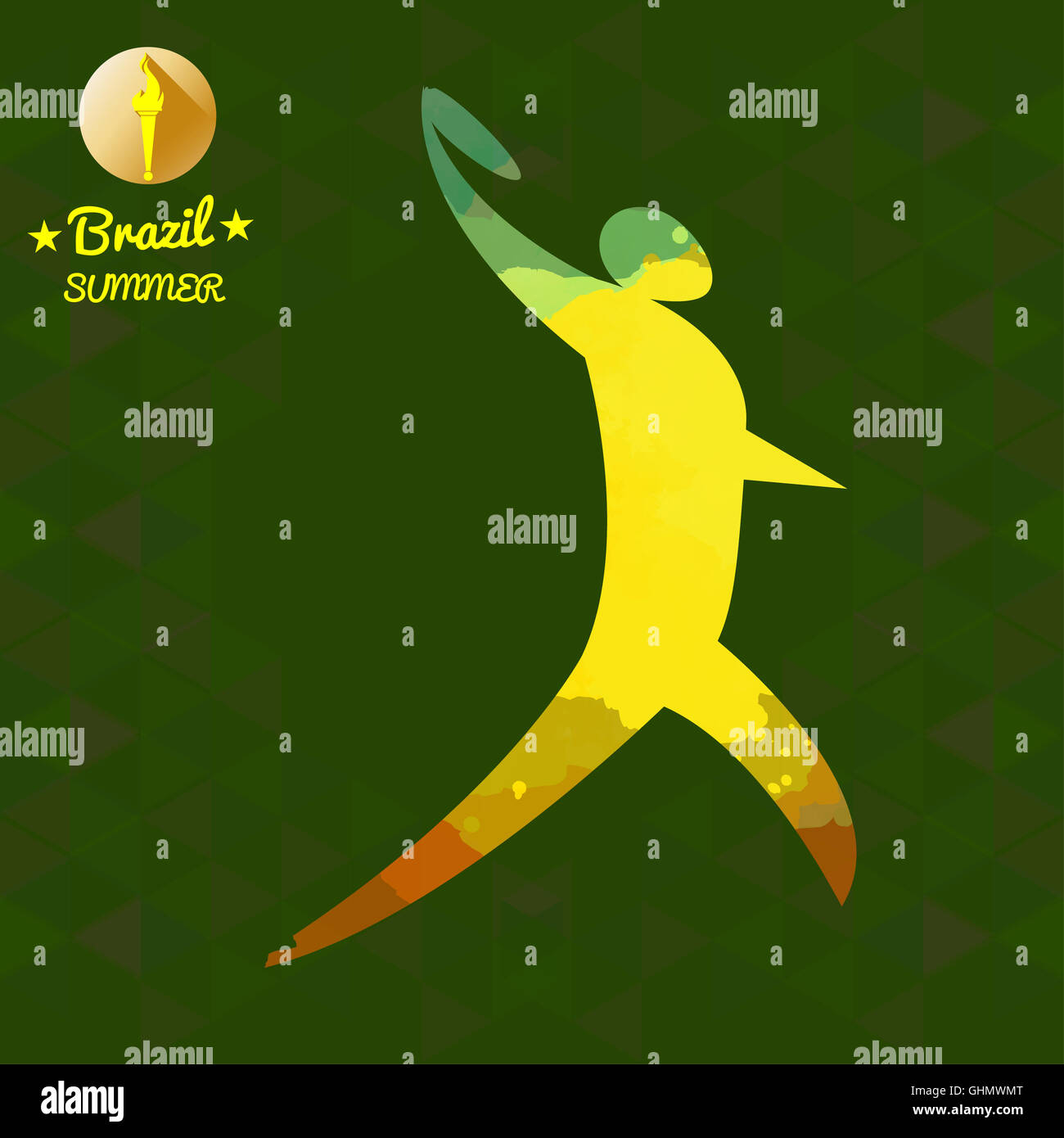 Discus thrower silhouette hi-res stock photography and images - Alamy