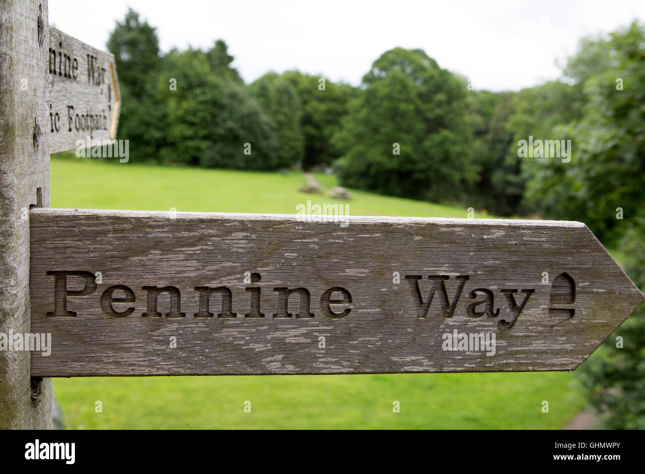 Pennine way signage hi-res stock photography and images - Alamy