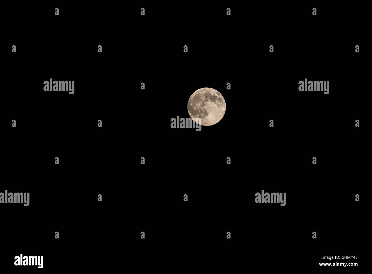 Moon closeup during supermoon Stock Photo - Alamy
