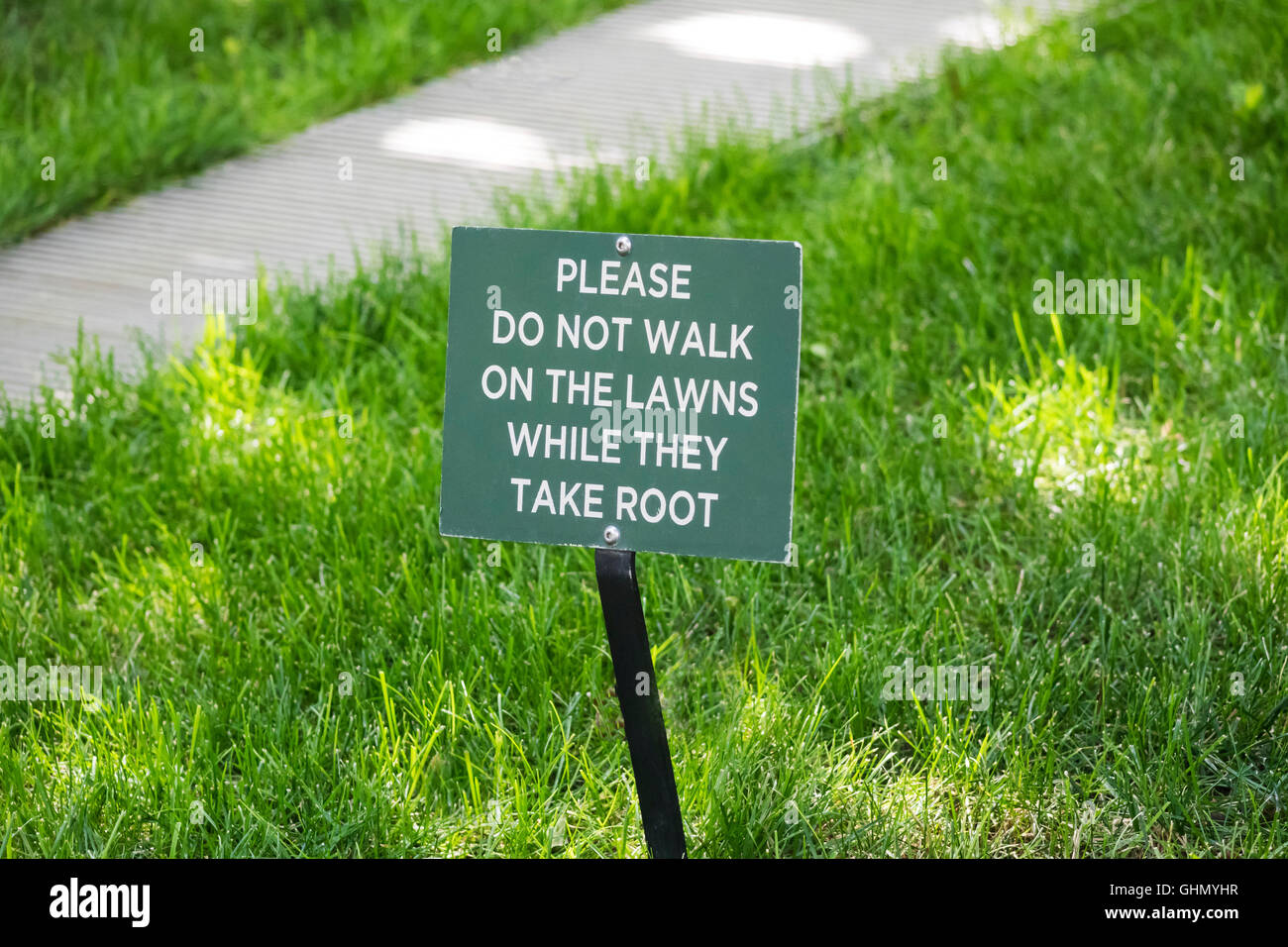 Keep Off The Grass Stock Photos & Keep Off The Grass Stock Images - Alamy