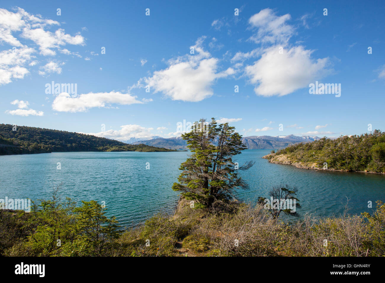 A lake in Patagonia, Chile Stock Photo - Alamy