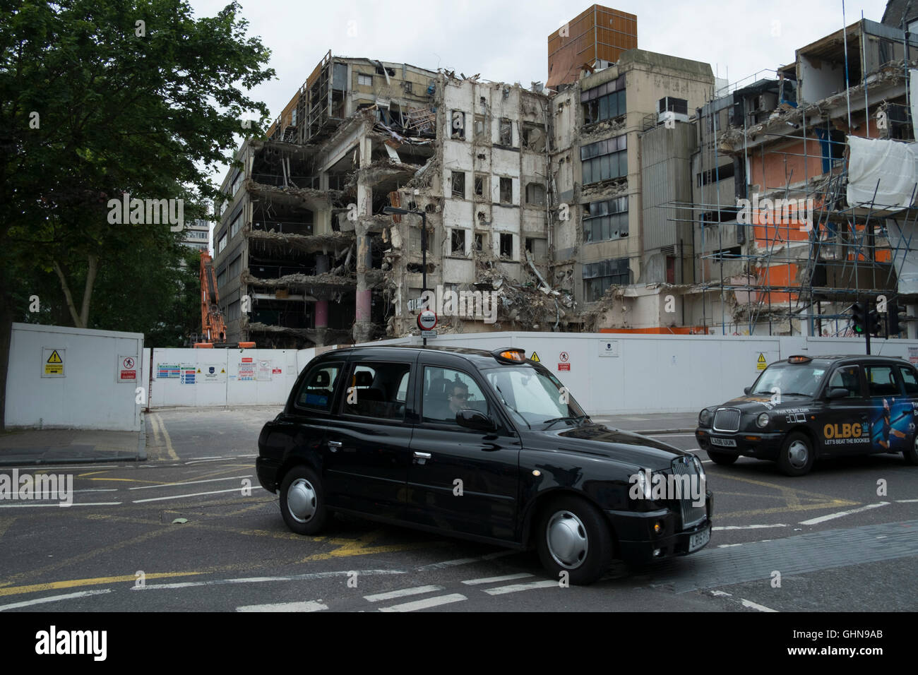 Building under demolition redevelopment hi-res stock photography and ...