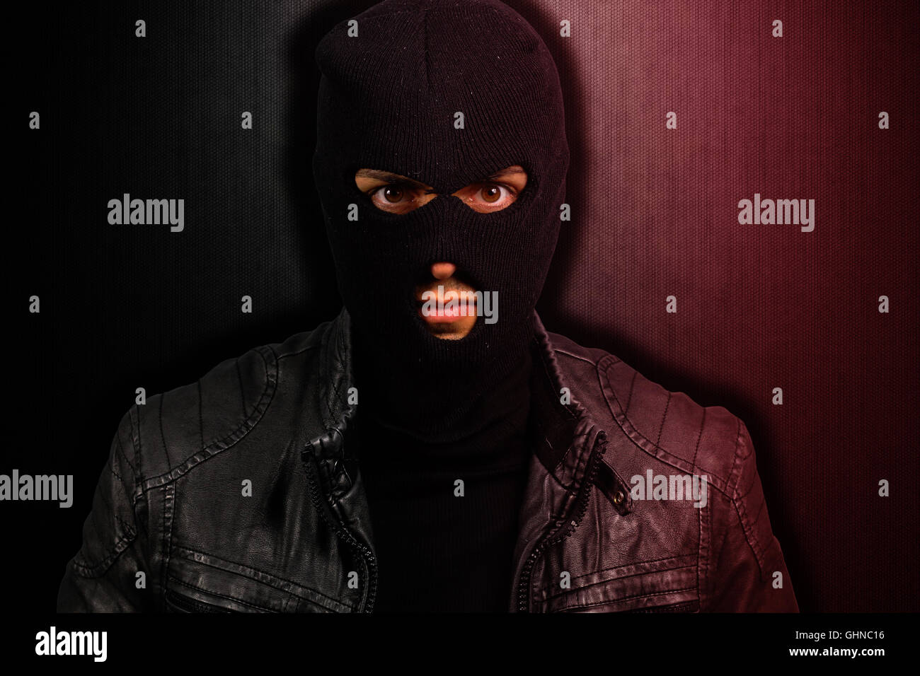 Portrait of an criminal Stock Photo - Alamy
