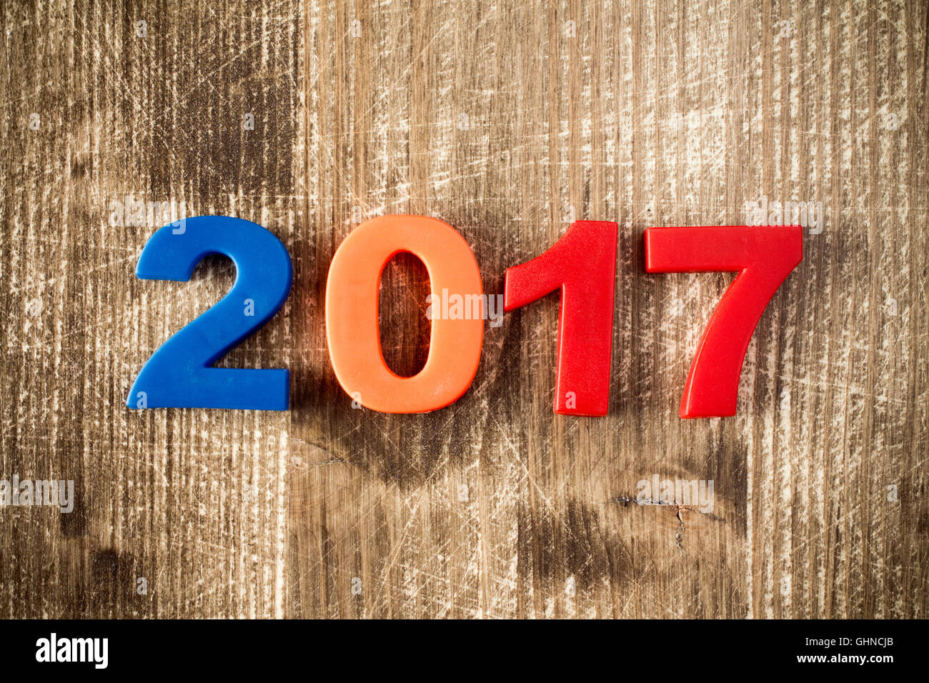 New Year indicating Two Thousand Seventeen and annual Stock Photo - Alamy