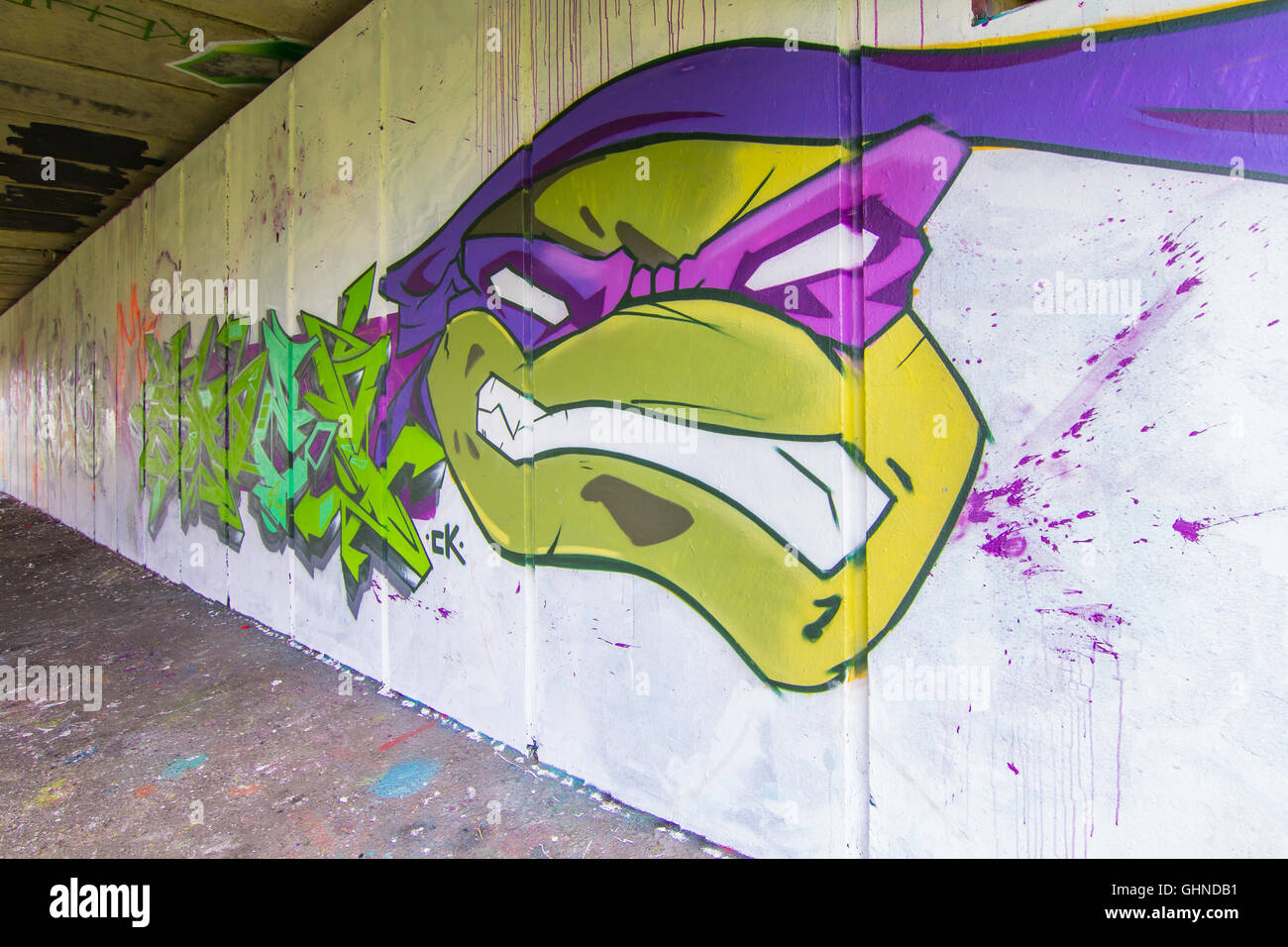 Graffiti cartoon hi-res stock photography and images - Alamy