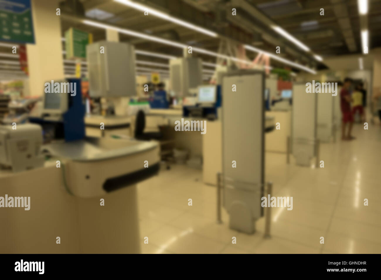 Cashier supermarket hi-res stock photography and images - Alamy