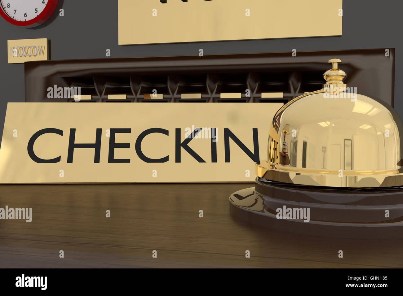 Vintage hotel bell hi-res stock photography and images - Alamy