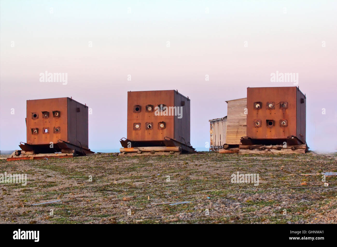 Steel bunkers (armored casemates) for instrument testing, shock wave ...