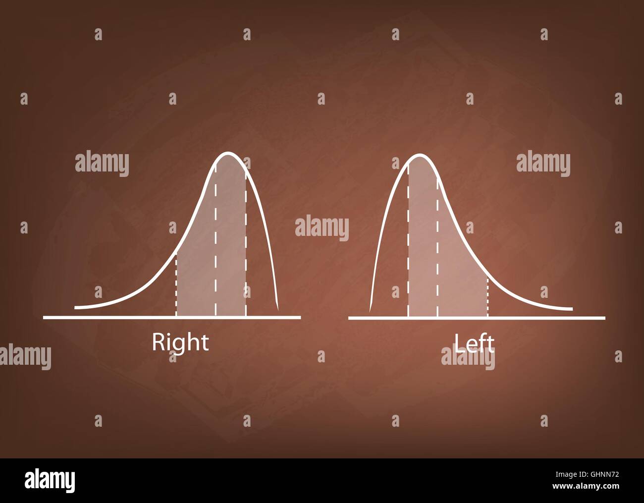 Business and Marketing Concepts, Illustration of Positve and Negative ...