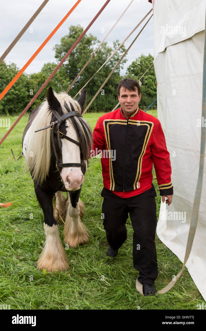 Shetland Pony with Circus performer, Countney's Daredevil Circus ...