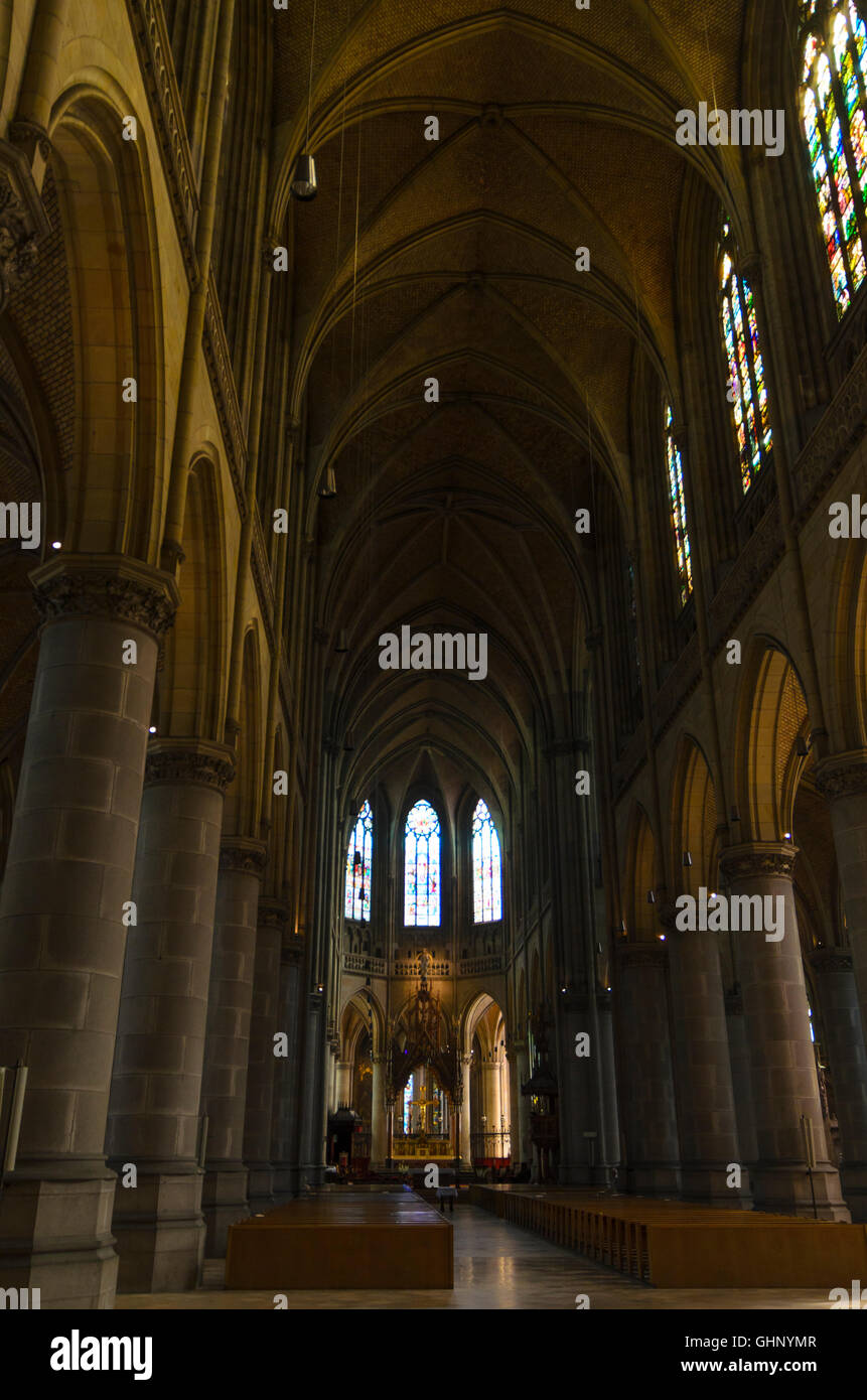 Linz: New Cathedral, church, Austria, Oberösterreich, Upper Austria, Zentralraum Stock Photo - Alamy