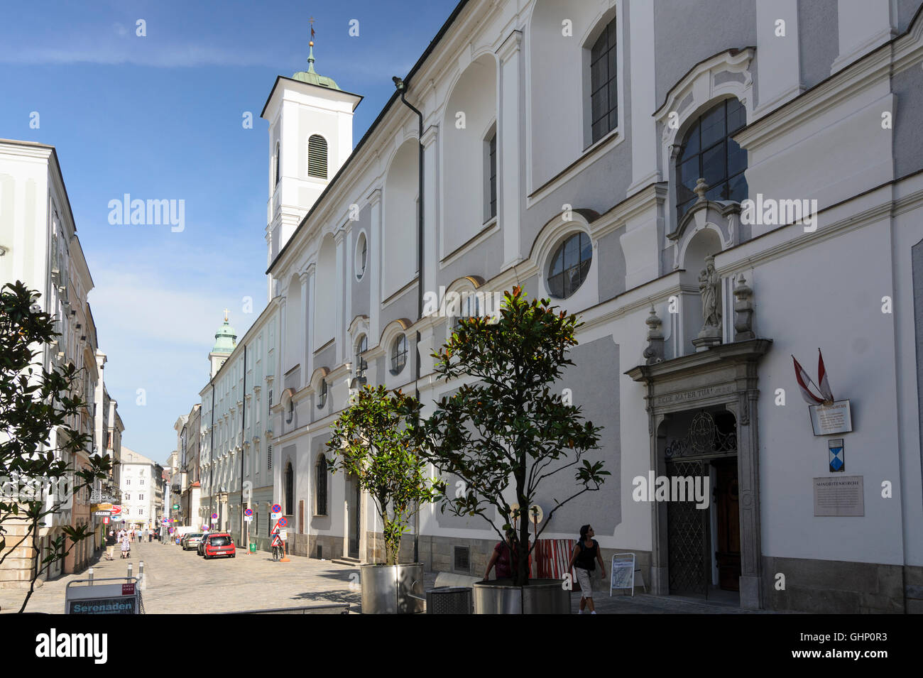 Linz: church Minoritenkirche, Austria, Oberösterreich, Upper Austria ...