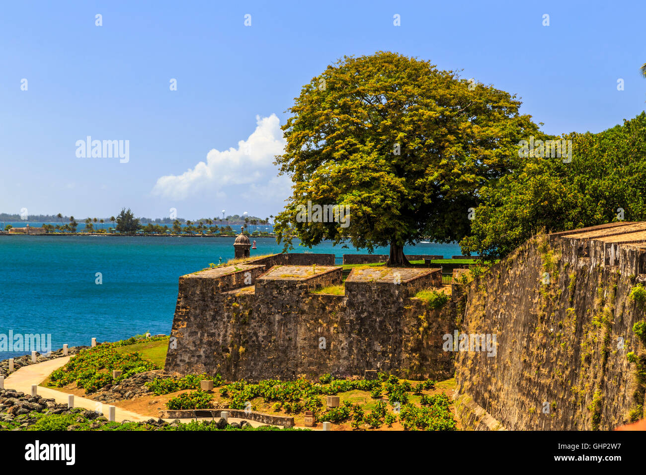 Sentry Lookout Posts on Fortress Walls in Old San Juan Puerto Rico ...