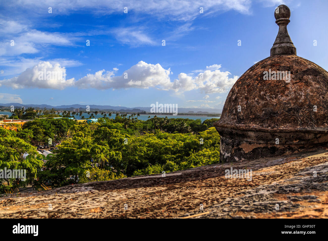 Sentry Lookout Posts on Fortress Walls in Old San Juan Puerto Rico ...