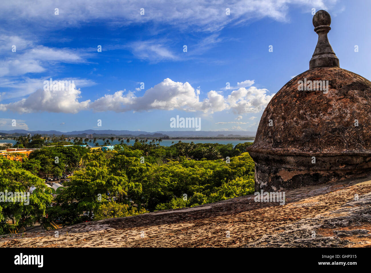 Sentry Lookout Posts on Fortress Walls in Old San Juan Puerto Rico ...