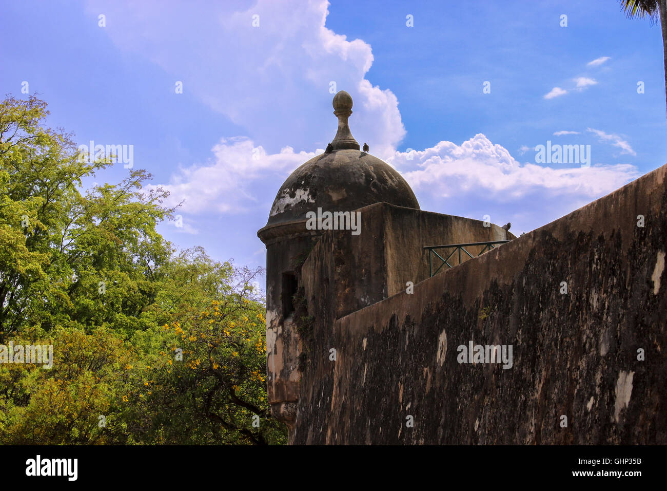 Sentry Lookout Posts on Fortress Walls in Old San Juan Puerto Rico ...