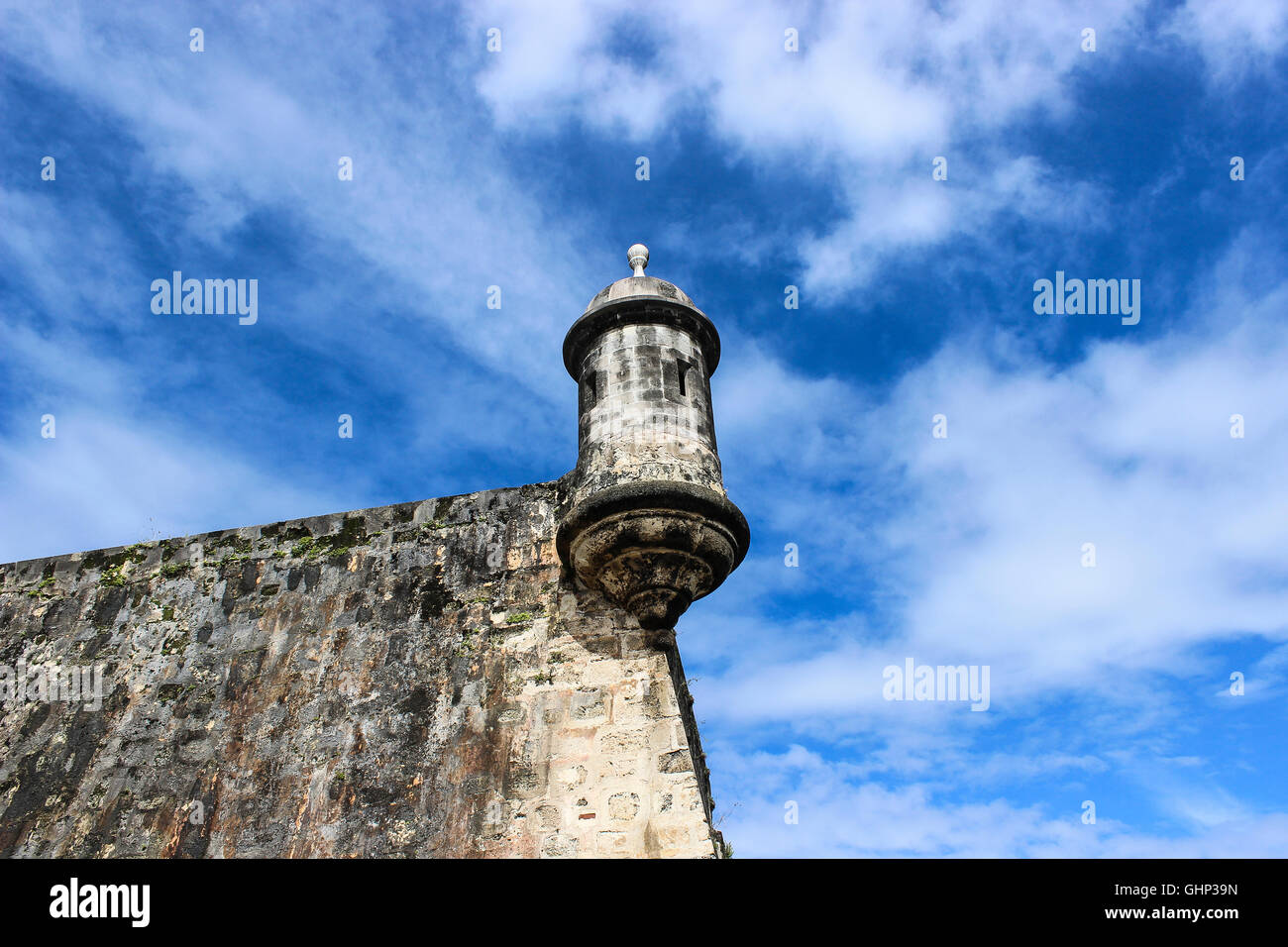 Sentry Lookout Posts on Fortress Walls in Old San Juan Puerto Rico ...